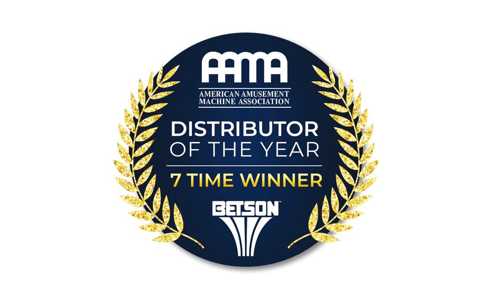 Betson Named AAMA Distributor of Year for 7th Time | American Coin-Op